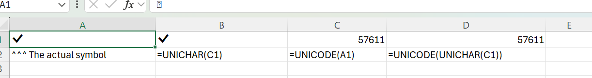 Solved: UNICHAR codes for UNICODES | Experts Exchange