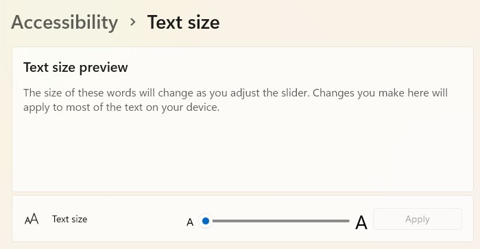 Solved: Super-sized text on Windows 11 nearly everywhere! | Experts ...