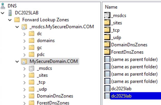Solved: Cannot promote to DC due to DNS issues | Experts Exchange