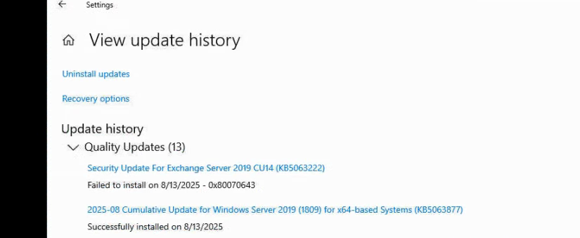 Solved: Exchange 2019 can't start some services after failed exchange ...