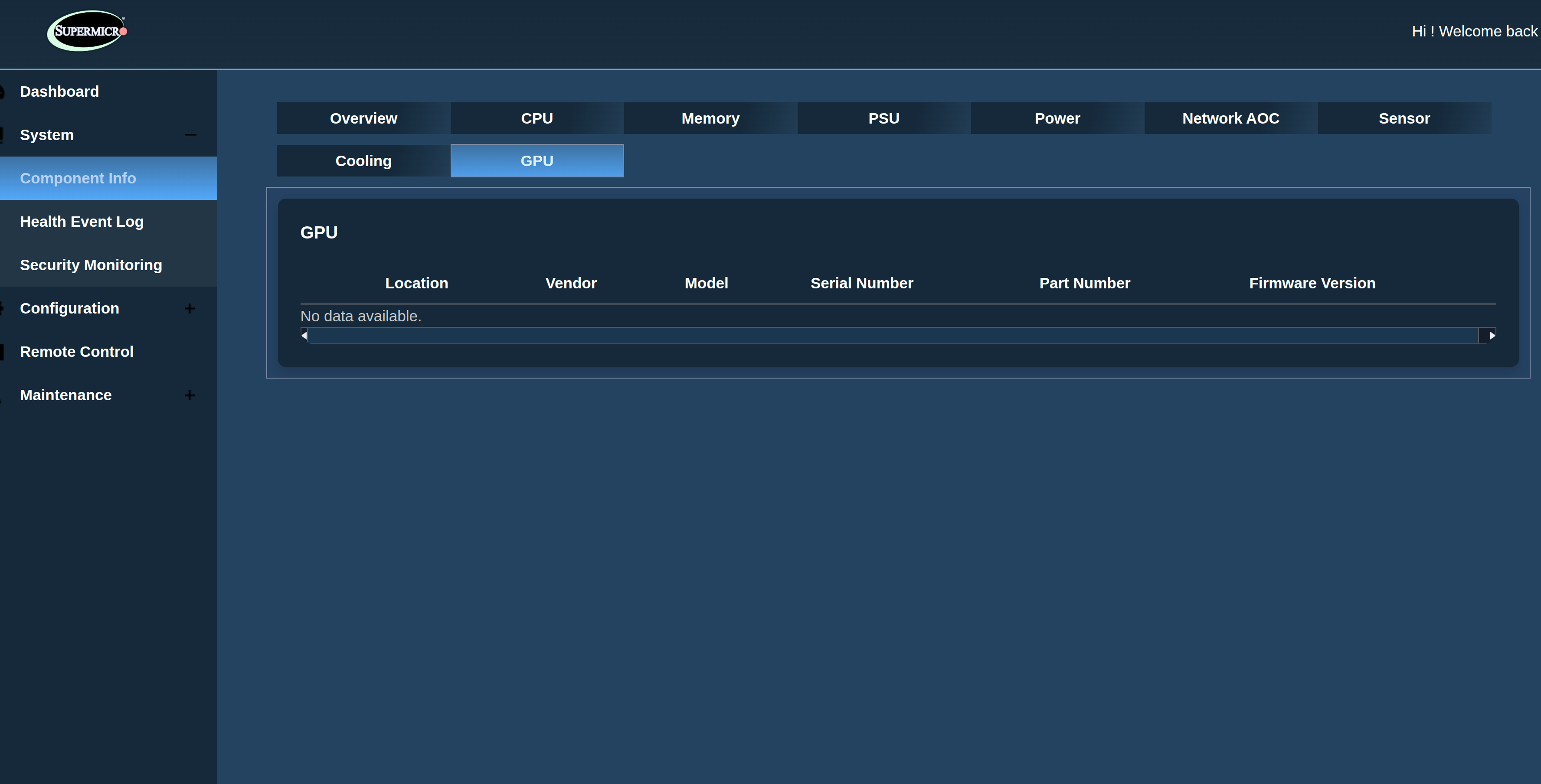 Server forces optimal fan mode, ignores user chosen standard mode, GPU ...