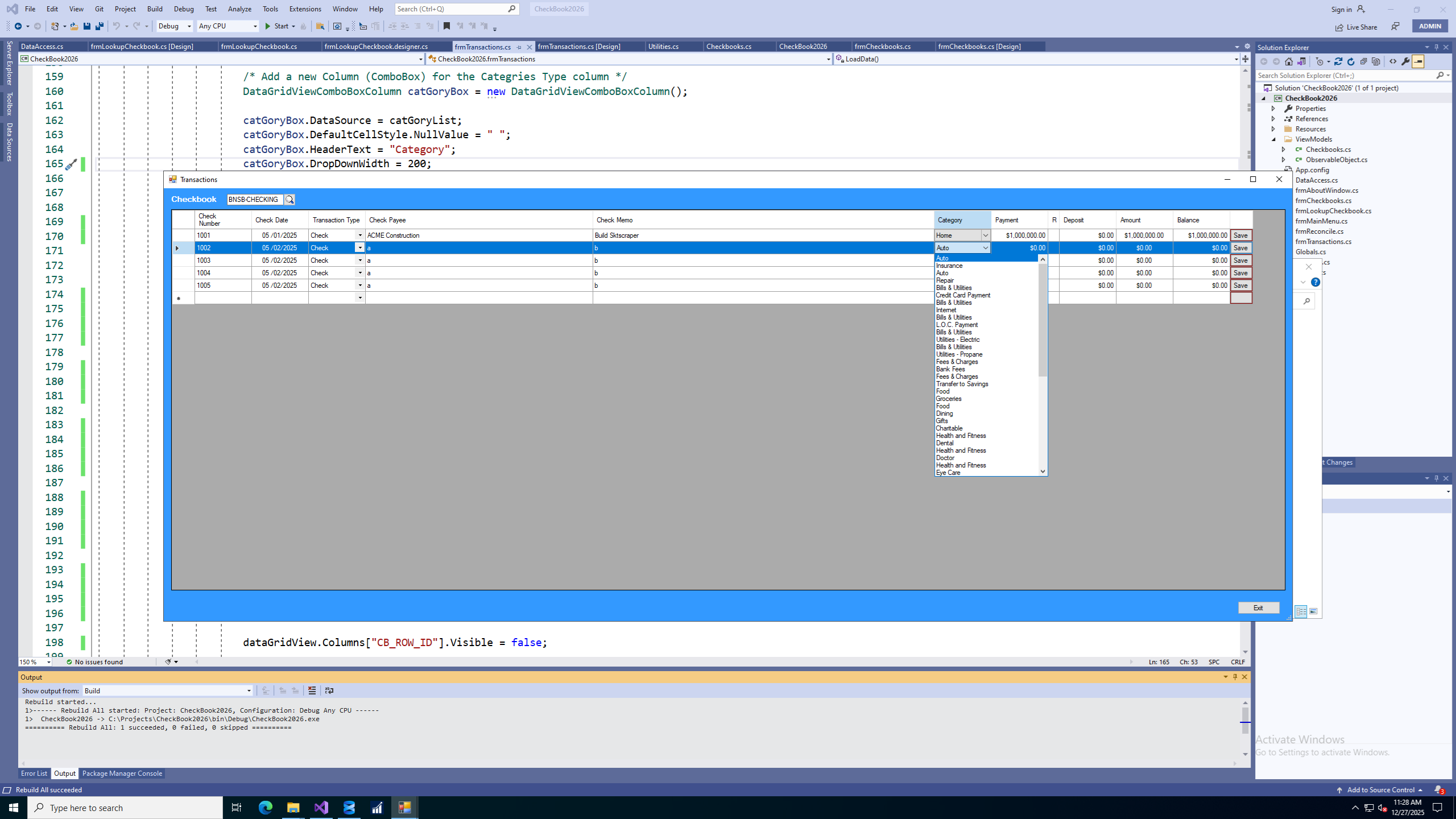 C# multi-column dropdown | Experts Exchange