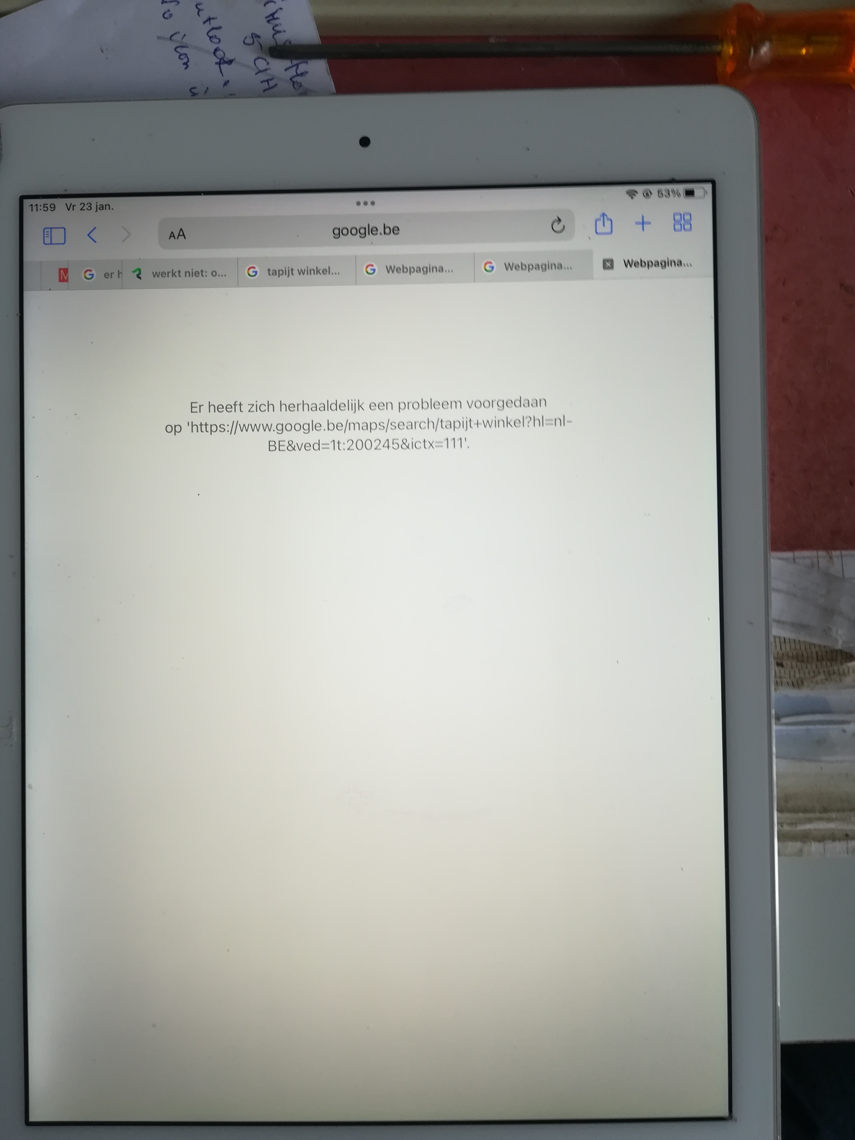 Solved: Ipad Air 2 google maps problem | Experts Exchange
