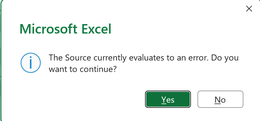 How to use an Excel Table column as a List validation criteria ...